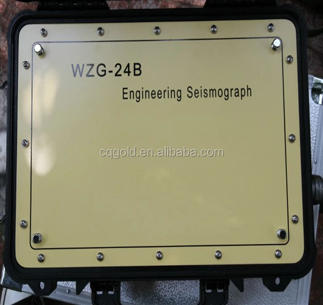 Geotechnical Project Seismograph MASW Seismic Monitor 24 Channels