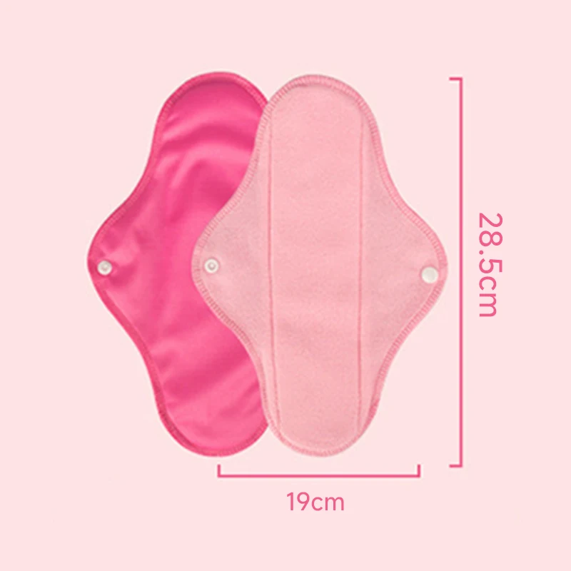 Custom Pink Polar Fleece Reusable Washing Sanitary Pad Set Reusable ...
