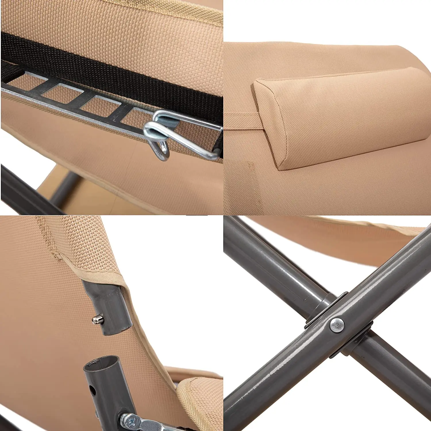 Woqi Hot Sale Ultralight Folding Beach Field Chair With Quik Shade Mesh ...