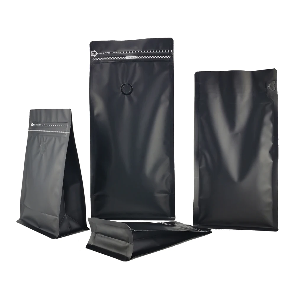 100g 250g 500g 1kg Square Bottom Stand Up Metailzed Material Laminated ...