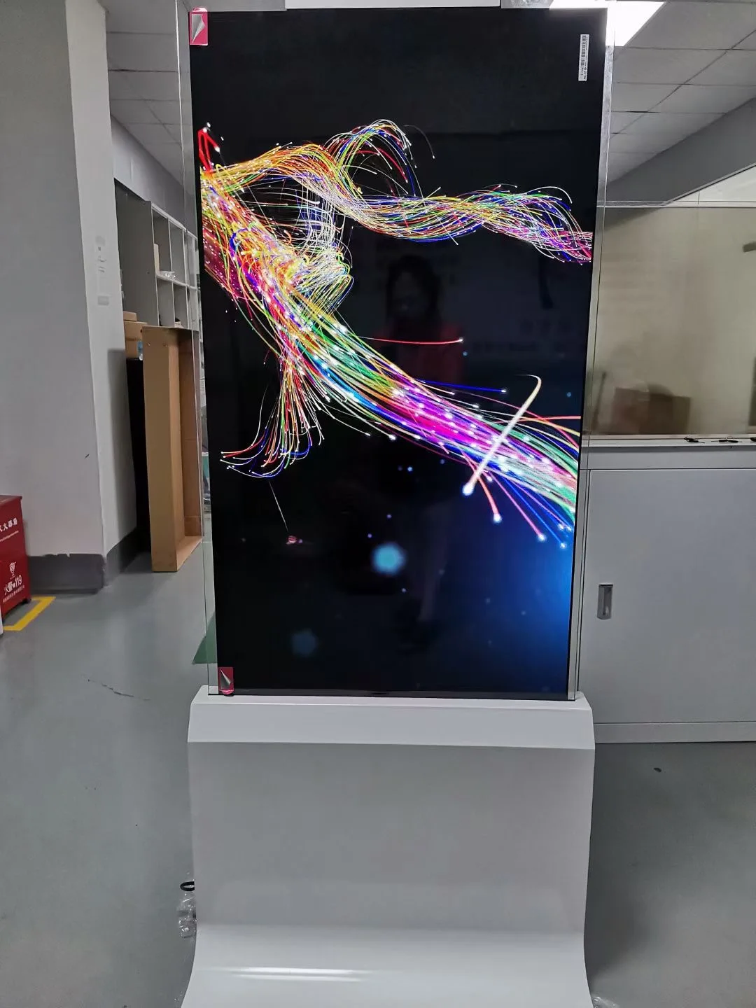 Interactive Smart Booth 55inch Vertical Dual System Android Windows ...