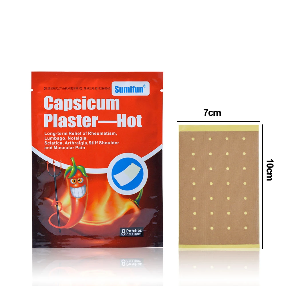 Capsicum Rheumatism Plaster - Pain Relief Heat Patch