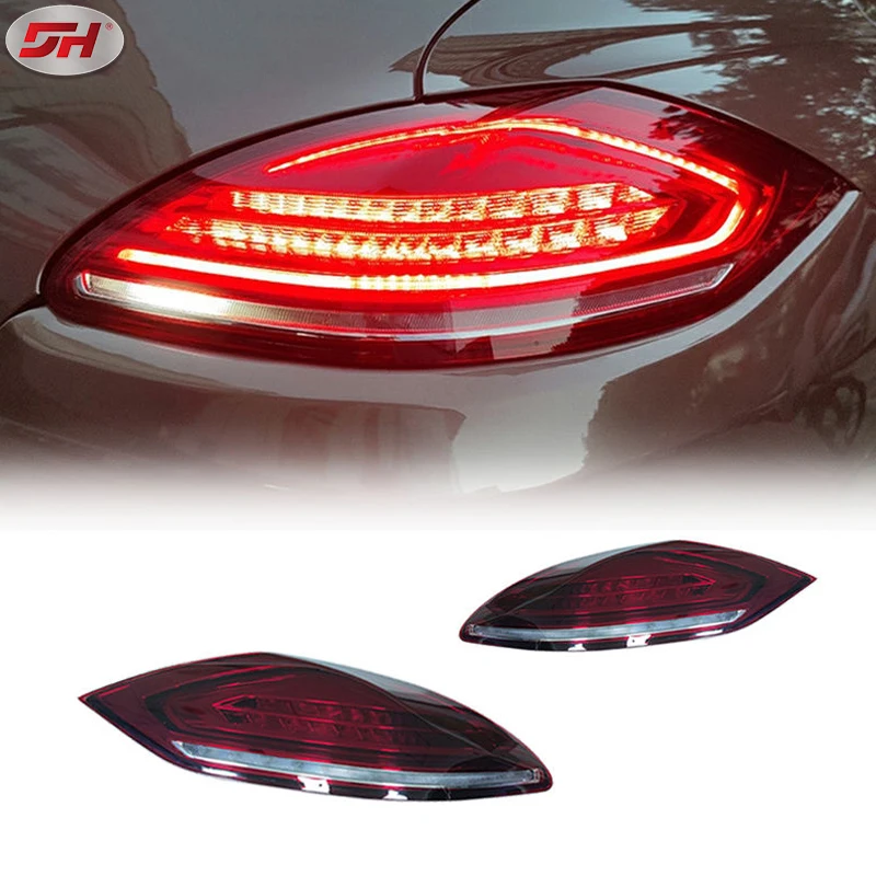 Red Car Tail Lamp Modified LED Taillight Running Lights Turn signal ...