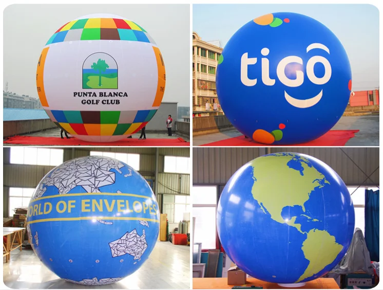 Wholesale 5-12ft Floating in Sky PVC Inflatable Sphere Helium Balloon ...