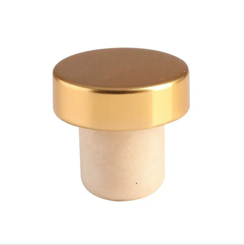 Avertan Custom T Shaped Gold Silver Blue Red Metal Cork