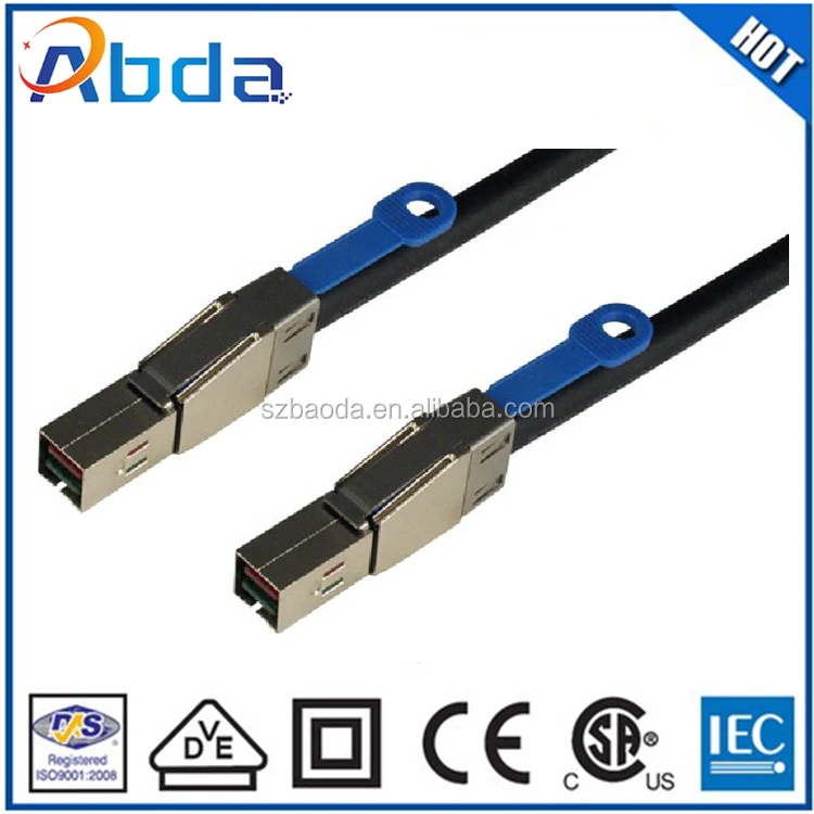 2.0M EXTERNAL Minisas HD to Minisas HD Cable - Reliable Data Transfer