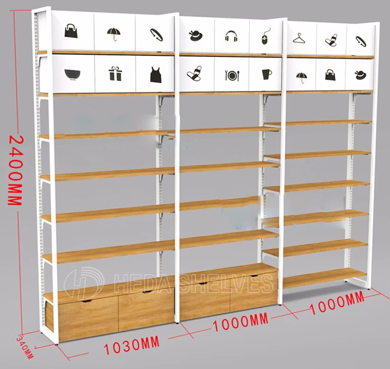 Miniso Store Shelving Displays Racks Convenience Store Shelf Gondola ...
