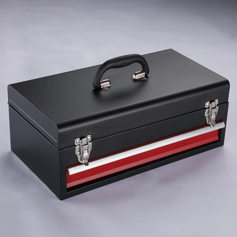 Dingda Portable Tool Box Cantilever Metal Toolbox Lockable Multi ...