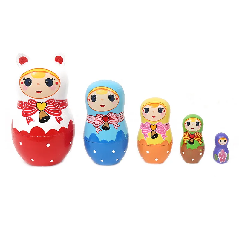 5-layer Russian Nesting Creative Christmas Matryoshka Dolls Christmas ...