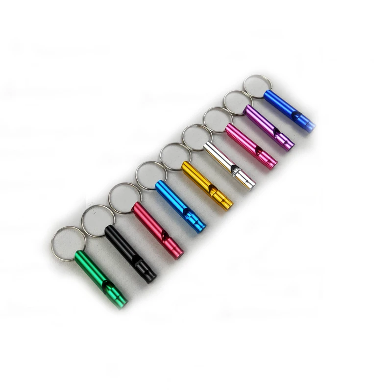 Survival Emerfency Tools Safety Whistles Outdoor Self Defense Metal ...