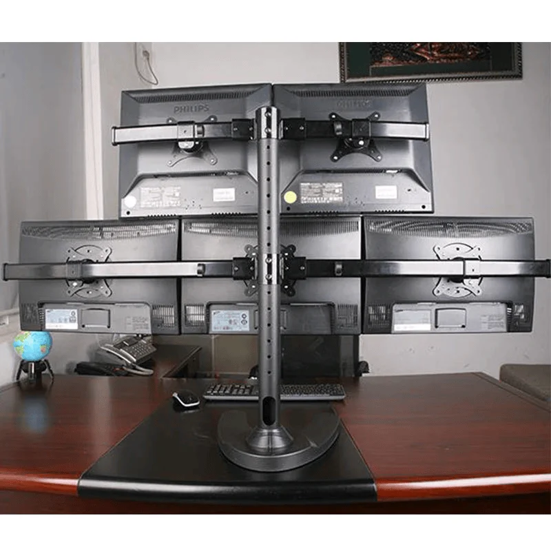 Five Monitor Arm Base Monitor Ajustable Mechanical Spring Arm Computer ...