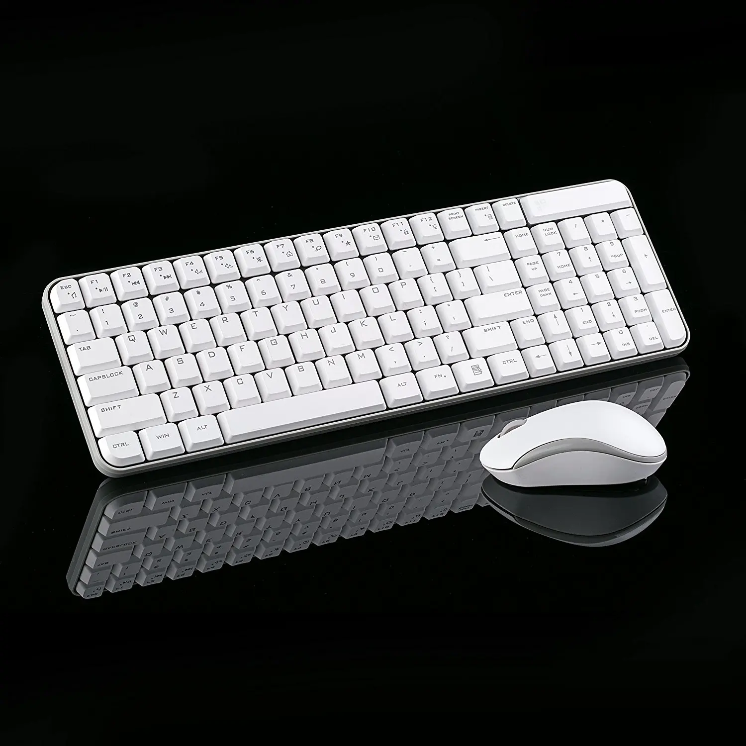 Gaming Wireless Keyboard and Mouse Bundle Set Kit Combo 2.4G Wifi Usb ...