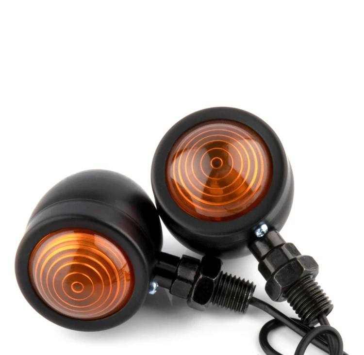 Motorcycle Front Turn Indicator Signal Light 12v Universal Motorcycle ...