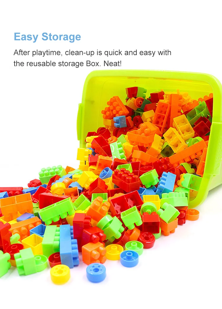 68-520pcs Building Blocks Diy Friends Play Creative Building Block ...