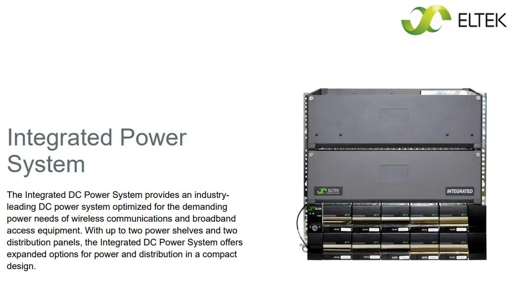 Eltek 19 Inch Or 23 Inch Subrack Power Rack Integrated Power System Dc ...