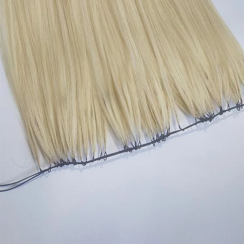 200pcs Glueless Traceless Fluffy Light-colored Leather Wigs Of Hair ...