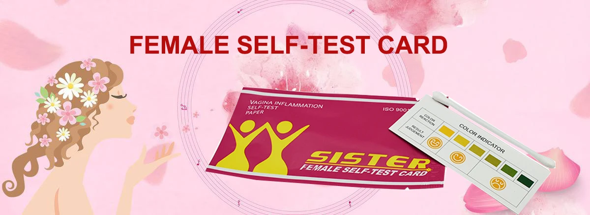 Feminine Care Female test Card for Women Vaginal Health Self test Card ...