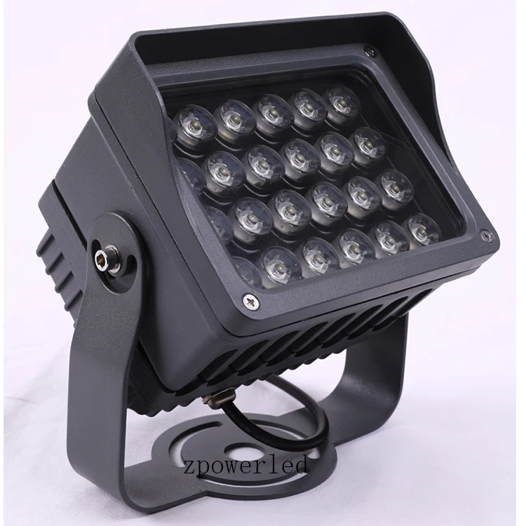 Custom Color Outdoor Waterproof Ip65 Dmx Plc Control 24w Led Floodlight ...