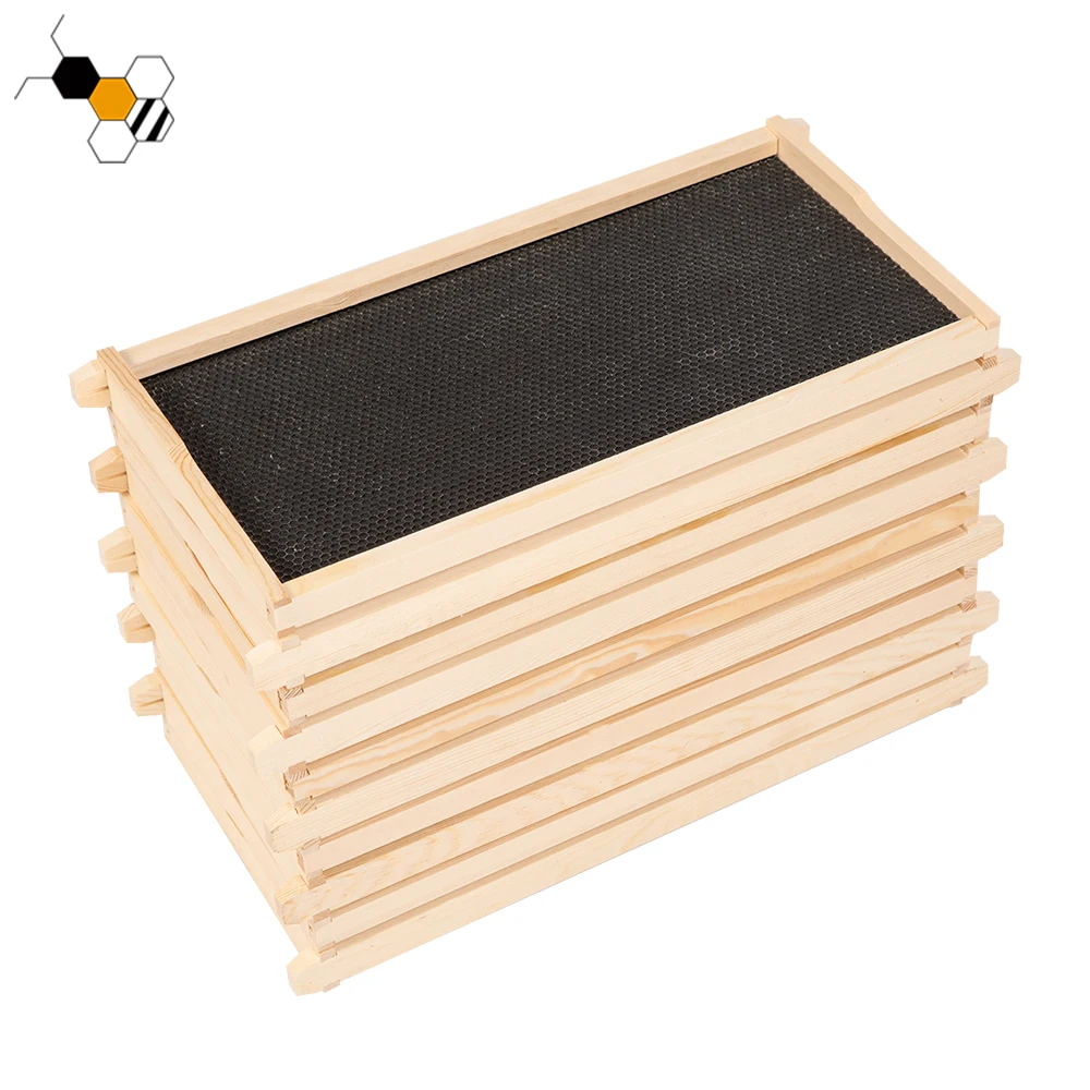 Beekeeping Langstroth Deep Bee Frame Kit - Food Grade Plastic Foundation