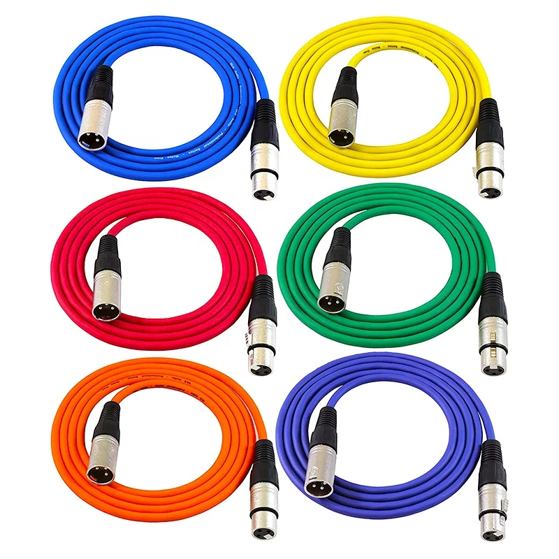 DMX Audio De Y Power Snake XLR Cable - Male to Female