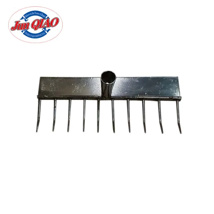 4 Prong Garden Fork Hoe with Wooden Handle - Durable Tools