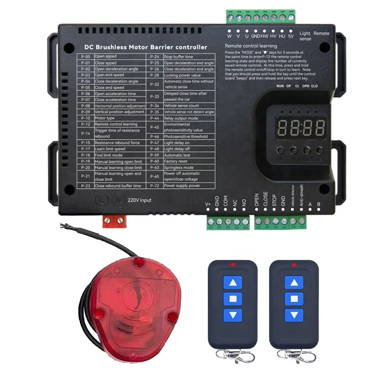 BLDC Barrier Gate Controller for Automatic Traffic Management