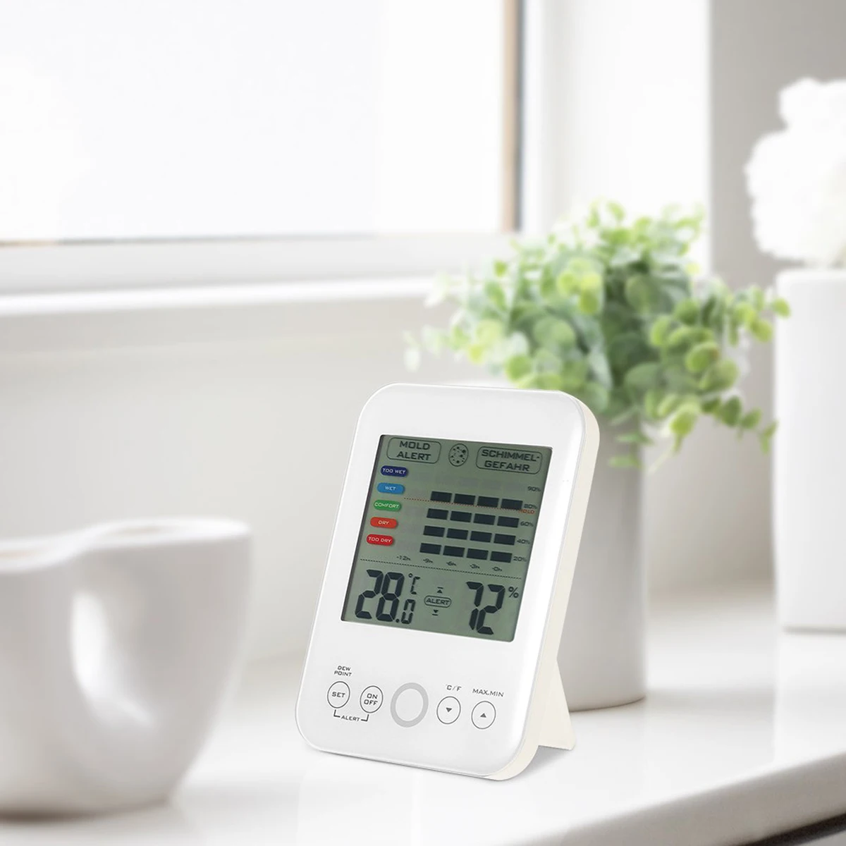 Indoor Incubator Dew Point Meter CO 2 Controller Temperature Gauge