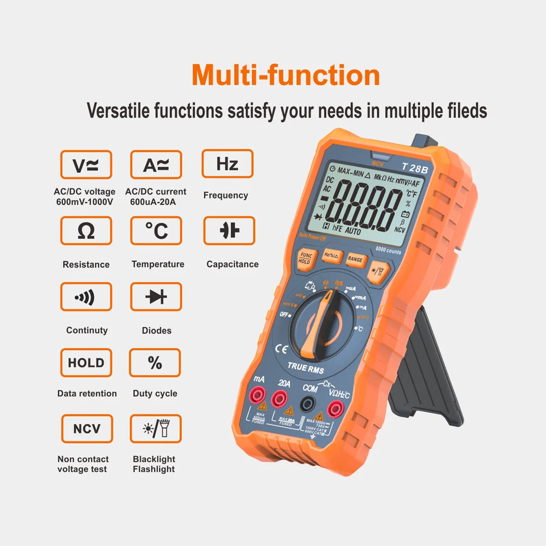 Njty T-28b Type The Fully Automatic Digital Multimeter Unit Adopts High ...