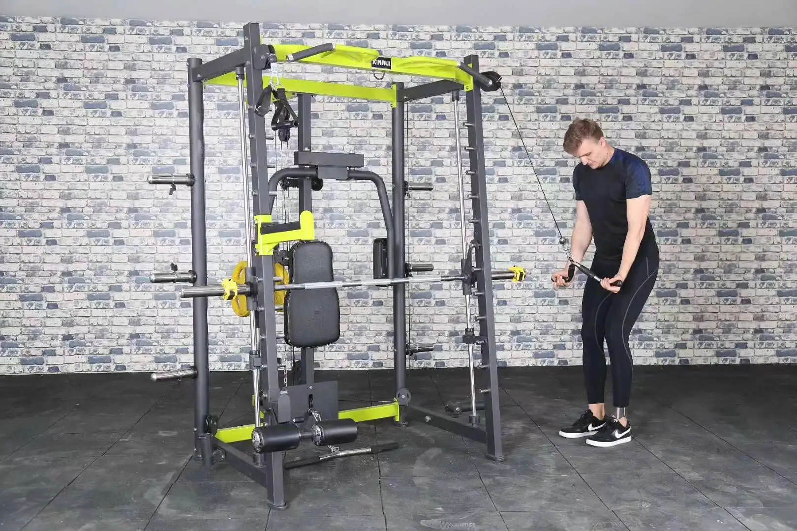 Gym Equipment Body Building Multi-functional Traine Smith Machine For ...