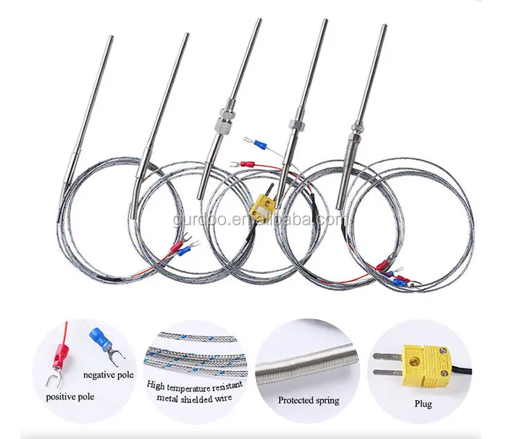 Pt100 Rtd Sensor With Flange For Temperature Measuring In Chemical ...