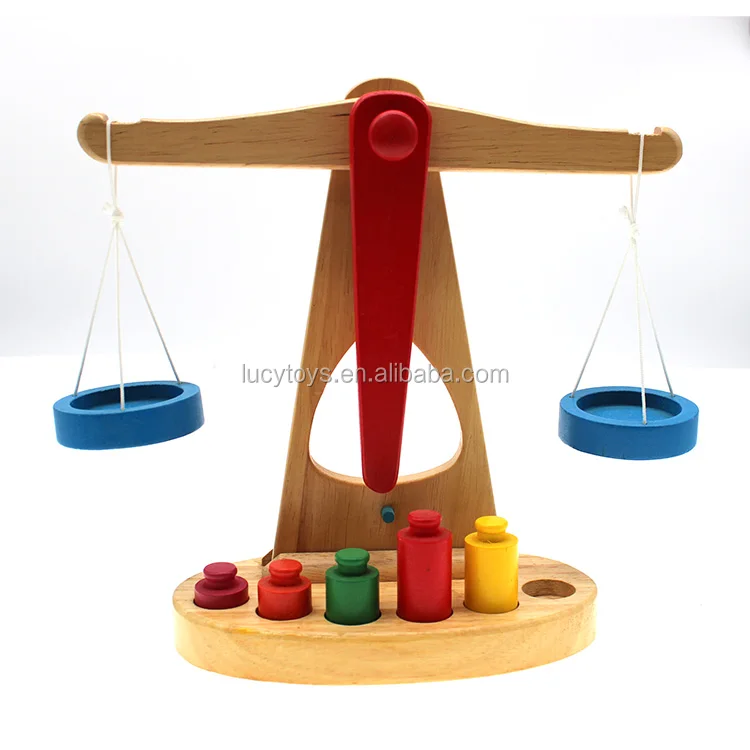 Children Early Educational Wisdom Balance Game Toys Children's Weighing ...