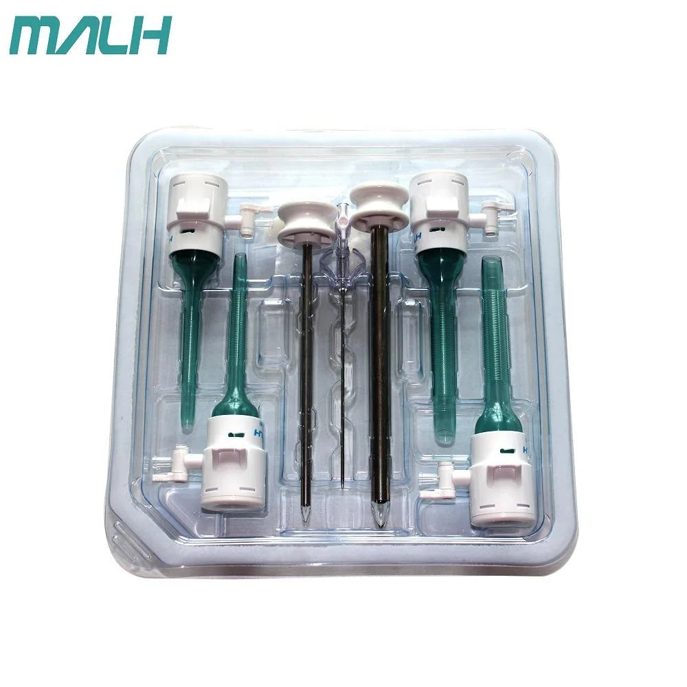 Hot Selling Disposable Laparoscopic Bladeless Trocar Kit 5mm 10mm ...