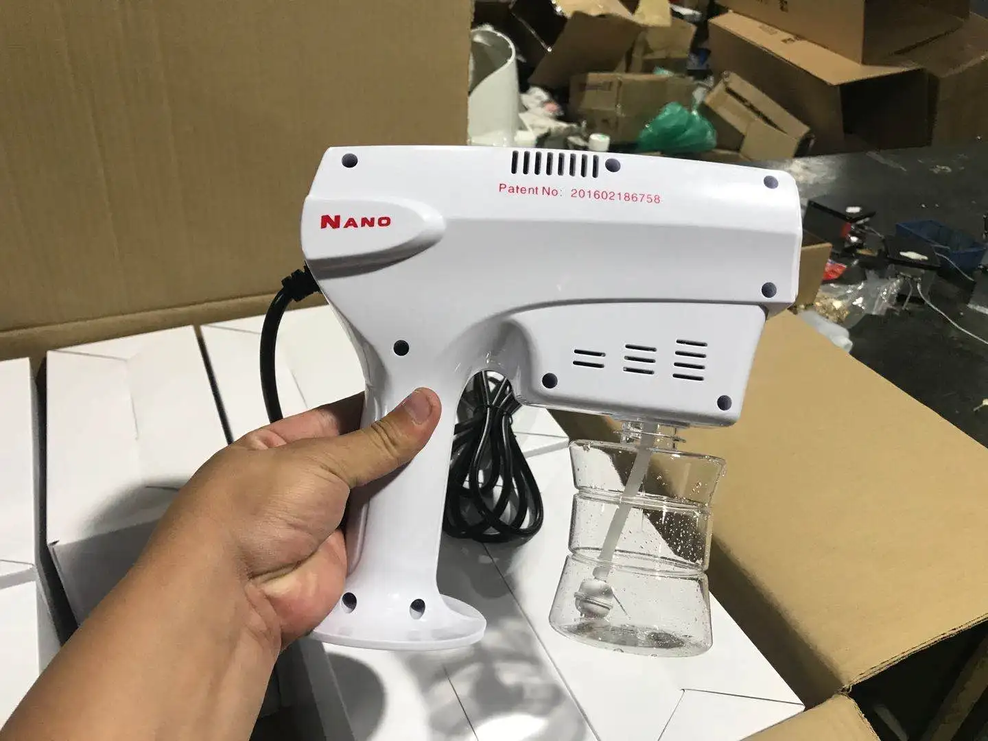 220v Mini White Electrostatic Anion Handheld Nano Spray Steam Thermal ...