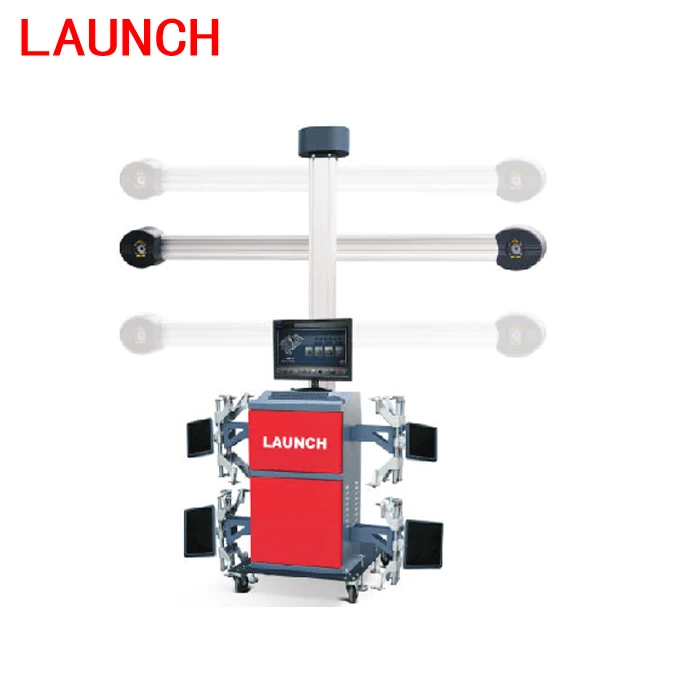 Launch X831 3D Four Wheel Alignment Machine - Precision
