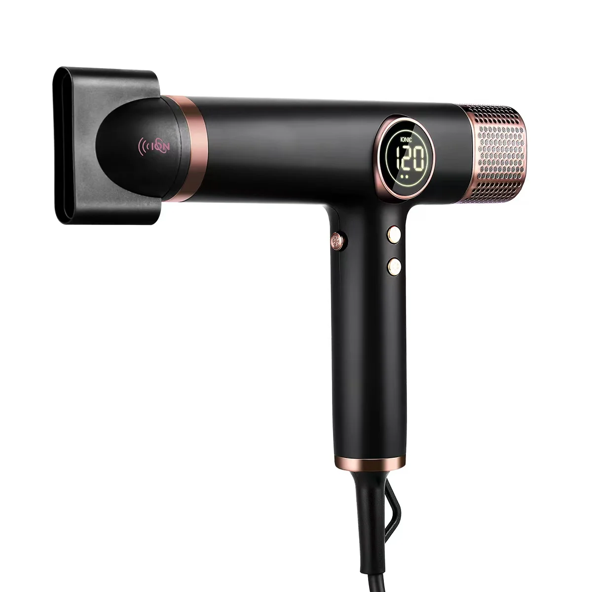 110000rpm Bldc Motor Hair Dryer Auto Hair Curler Magnetic Nozzles And ...