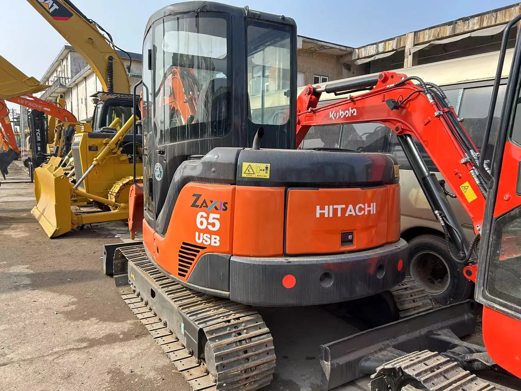 High Quality Second Hand Hitachi Zx65 Machine Hydraulically Digger ...