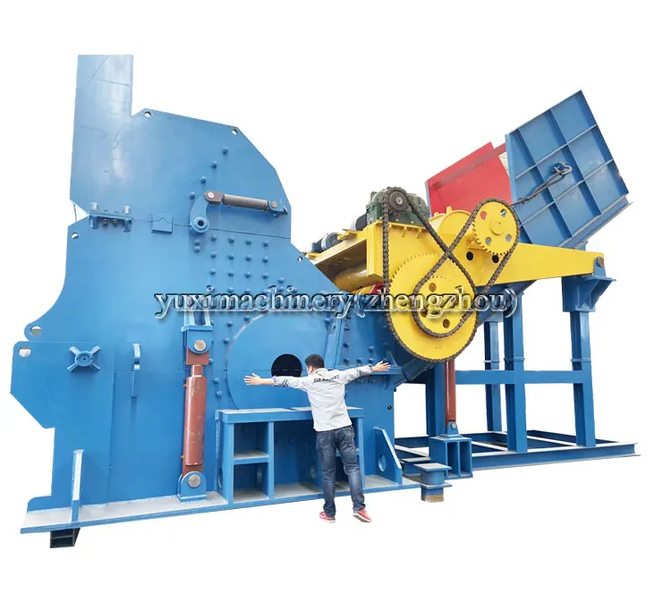 Scrap Steel Metal Crusher Machine - High Productivity