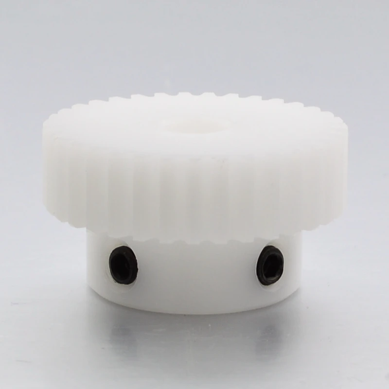 Pom0.5 Molded Plastic Straight Gear Polyformaldehyde Customized Bevel ...