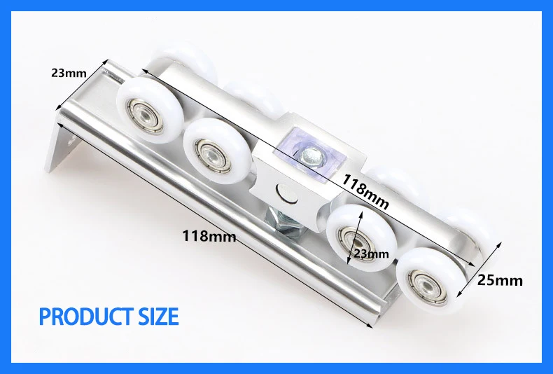 Push-pull Pulley Shuttle Hardware Galvanized Zinc Alloy Wooden Silent ...