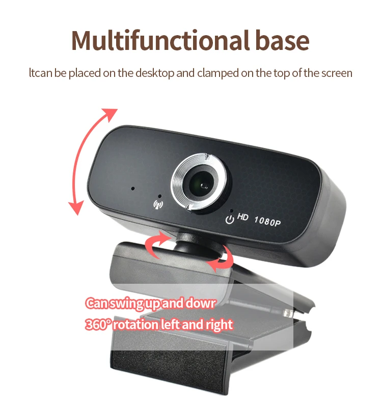 Loosafe 1080p Pc Camera Mini Packing Video Chat Webcam With Webcam ...