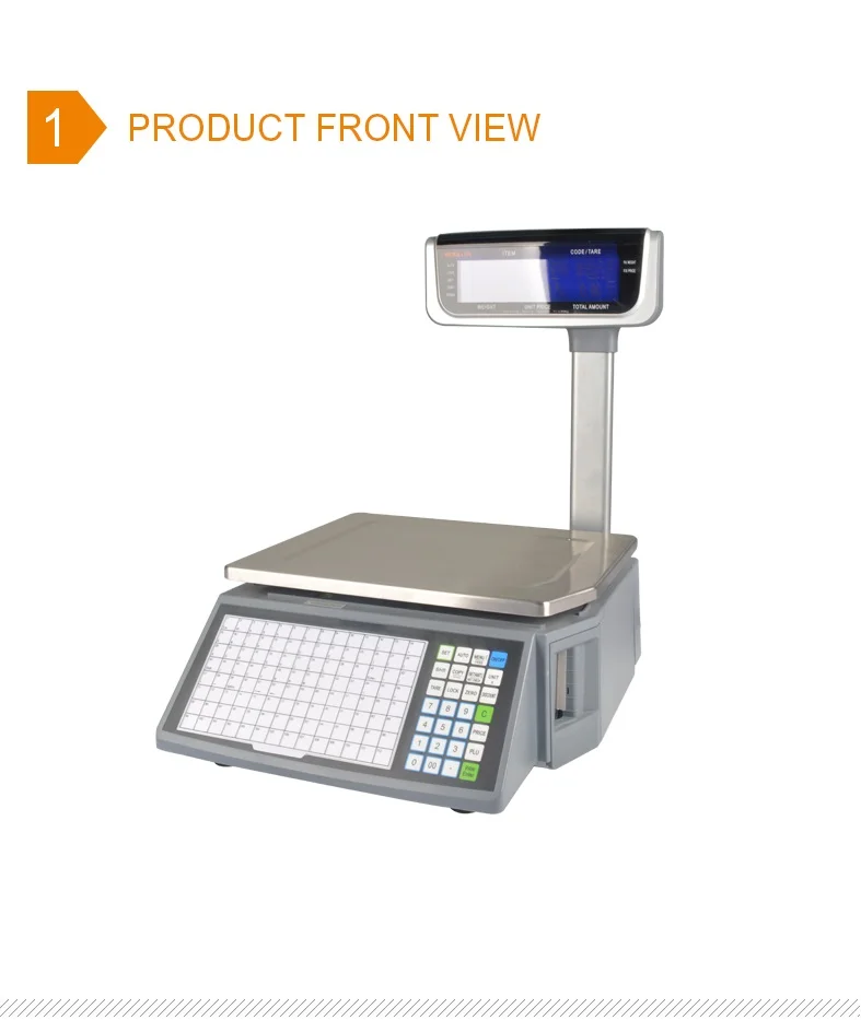 Wifi Ethernet and RS232 Interface Barcode Weighing Scales Rongta ...