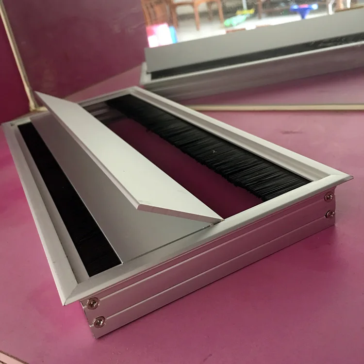 Office Desk Cable Outlet Cover - Zinc Alloy Wire Cover