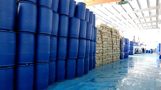 Brimful Volume 220l Open Top Blue Plastic Drum - 200L HDPE