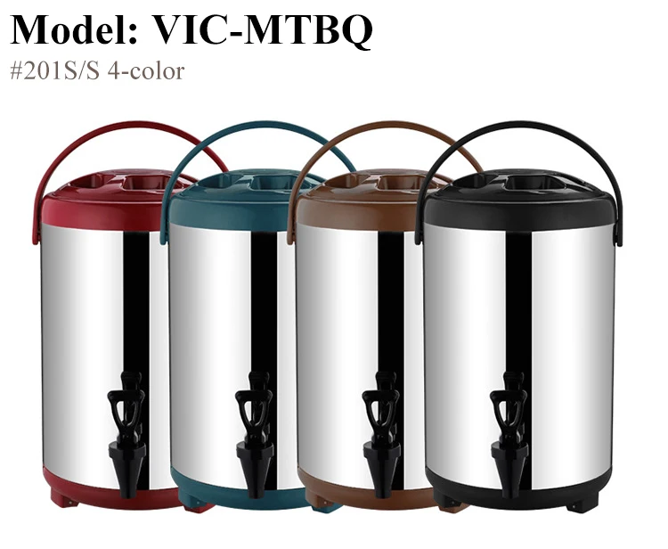 Victore Milk Tea Insulated Barrel Water Buckets Cool And Hot Drinks ...