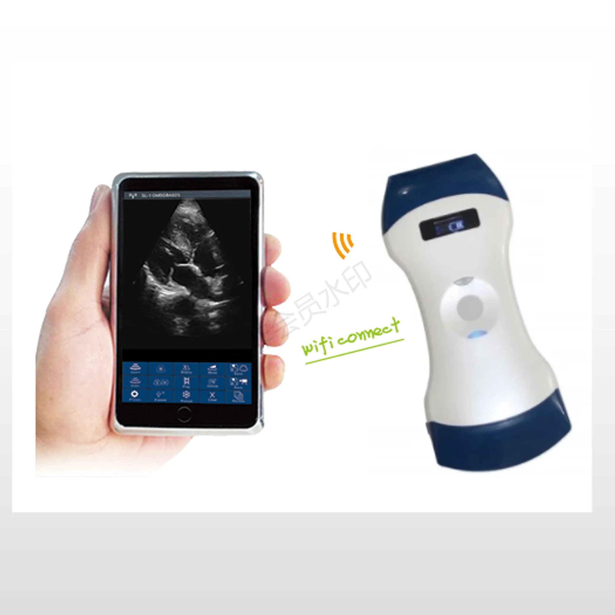 Medical Equipment Handheld Mini Wireless Ultrasound Scan Probe &wifi ...