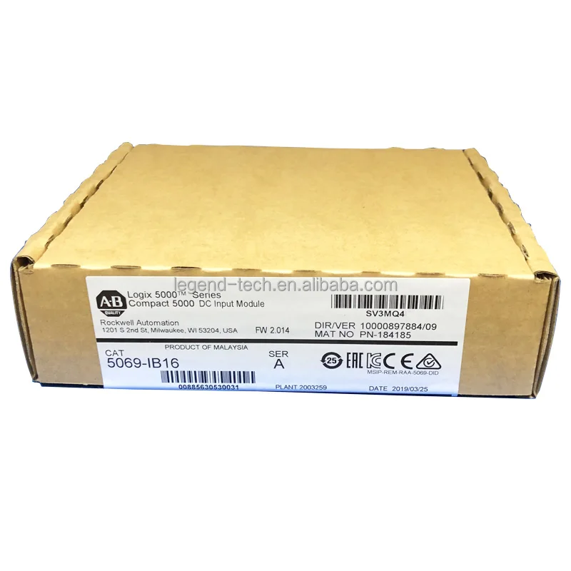 Allen-bradley 5069-ib16 Ab Compactlogix 5380 Dc Input Module 100% New ...