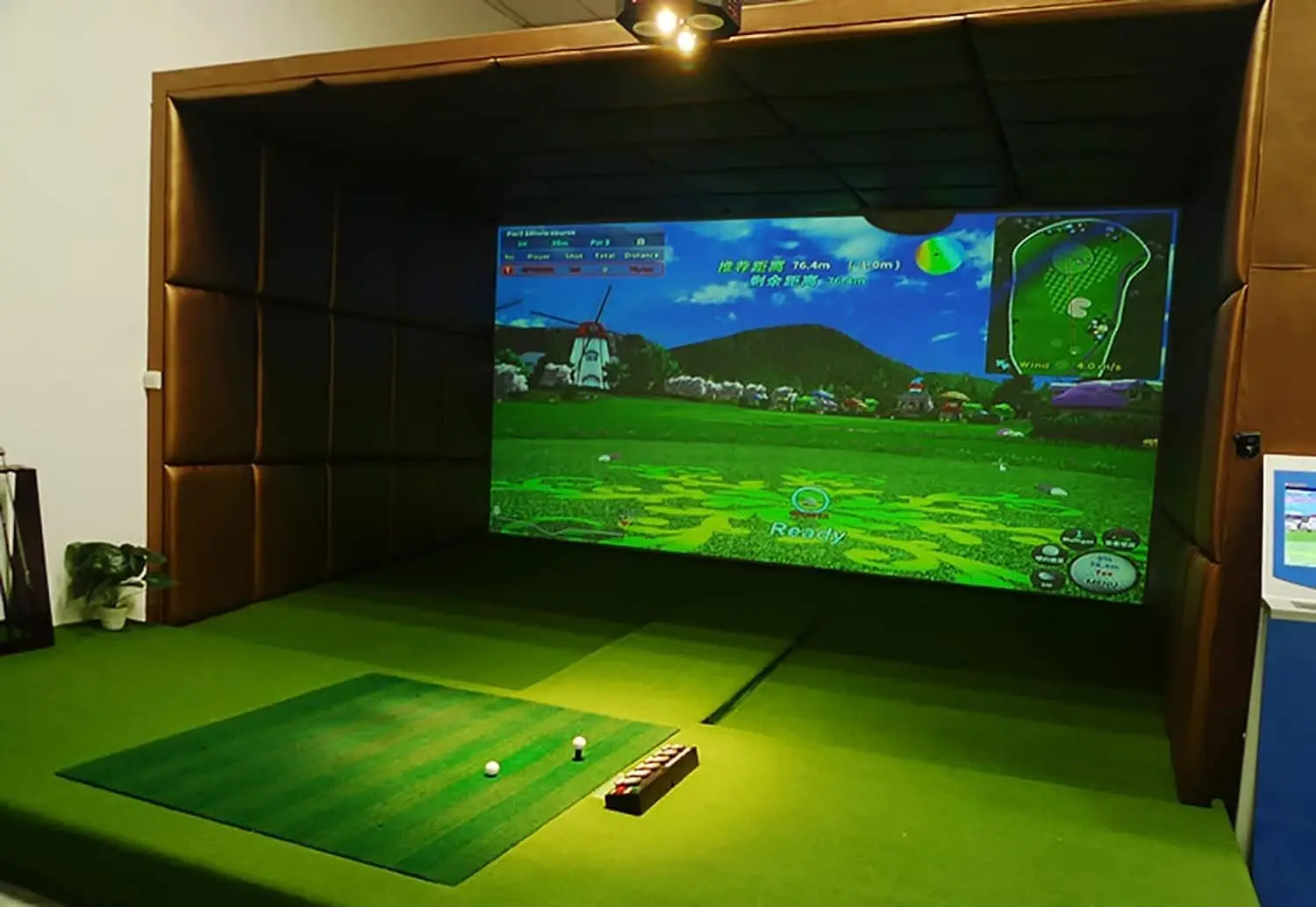 High Precision Golf Simulator Impact Screen For Indoor Training & Oem
