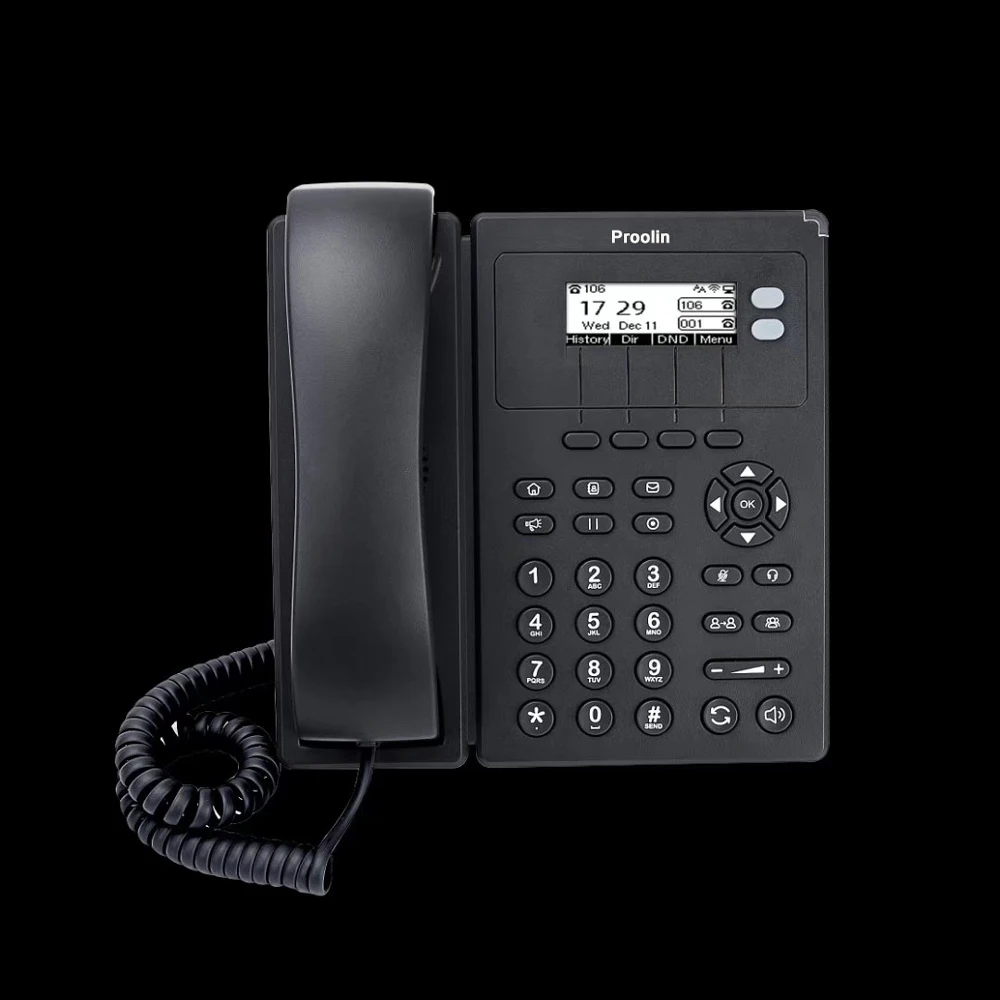 Fip11c Business Wireless Ip Phone With 3 Sip Lines,2.4g Wi-fi 2.4 Inch ...