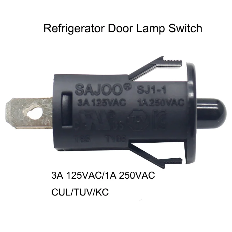 3a 125v Amazon Hot Selling Refrigerator On Off Door Push Button Switch ...