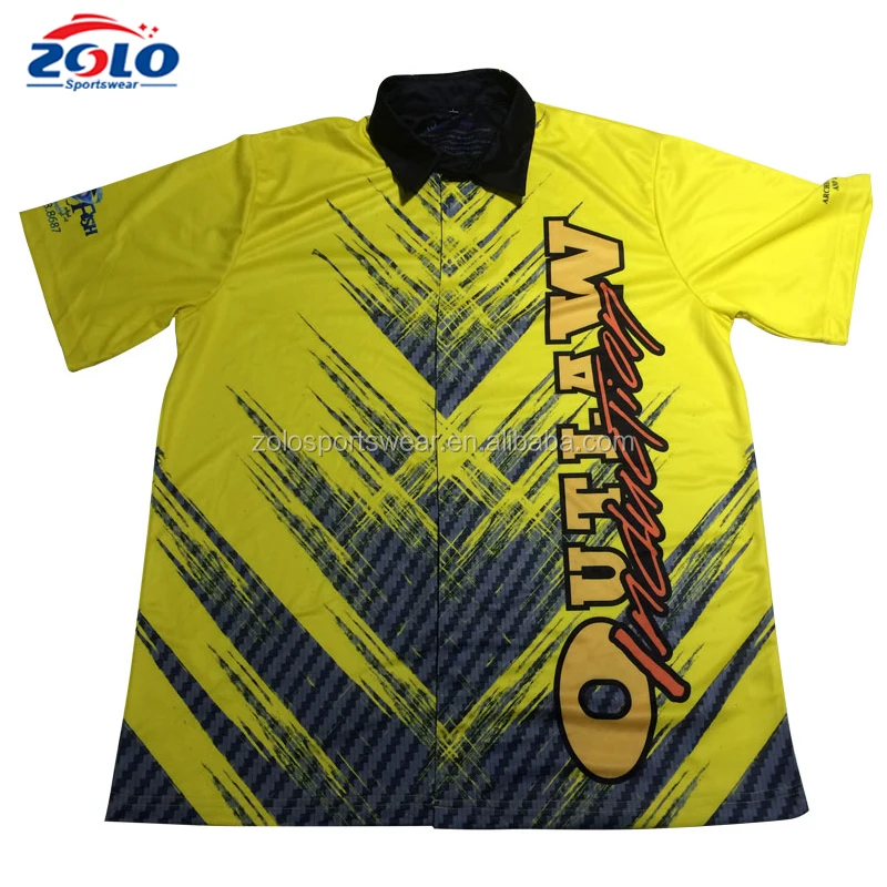 Custom Men's Motorcycle Race Team Shirts - Fast Dry & Breathable